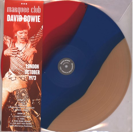 DAVID BOWIE – Marquee Club – London October 1973 (Coloured Vinyl) Vinyl ...