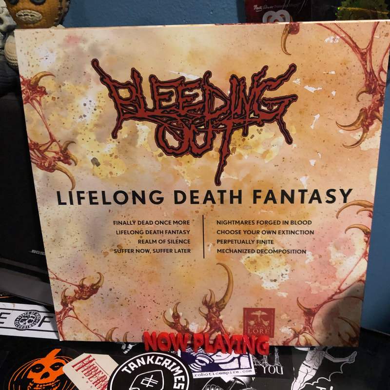 BLEEDING OUT – Lifelong Death Fantasy Vinyl Record - Vinyl Record Vault ...